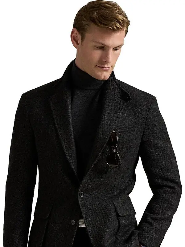 Ralph Lauren The Rl67 Tweed Jacket - Charcoal