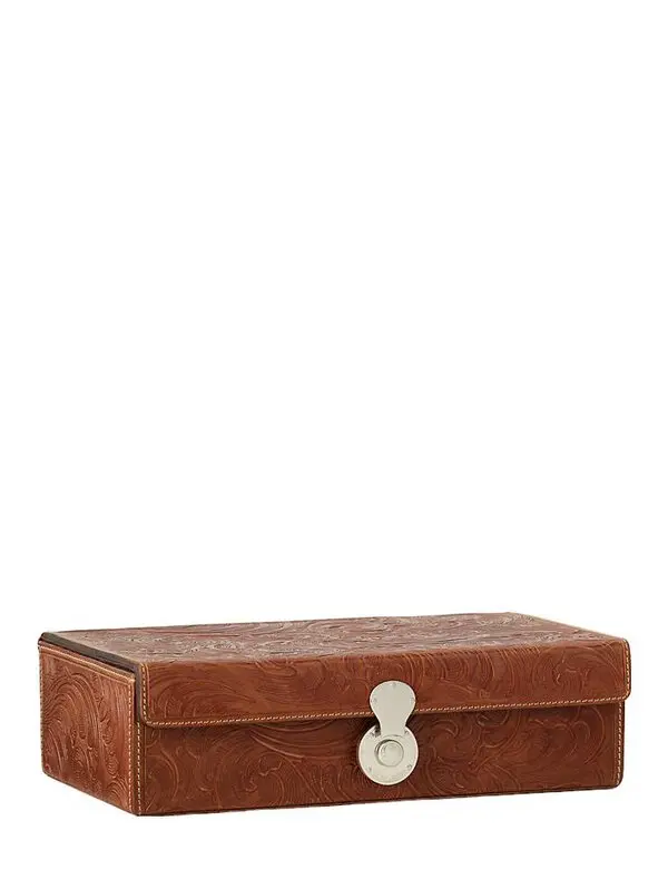 Ralph Lauren Aidan Leather Décor Box - Brown
