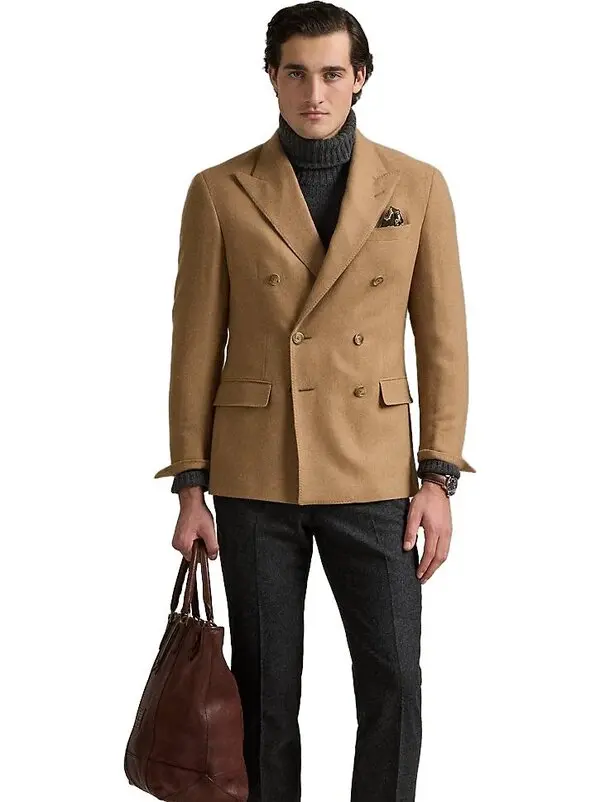 Ralph Lauren Polo Tailored Hair Sport Coat - Camel