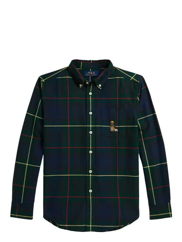 Ralph Lauren Polo Bear Plaid Oxford Shirt - Multi