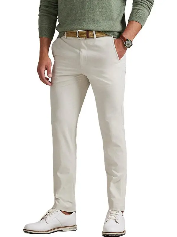 Ralph Lauren Slim Fit Performance Pant - Stone Pebble