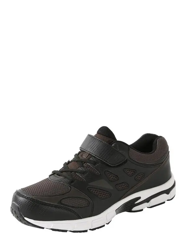 KINGSIZE Cushioned No-tie Sneakers - Jet Black Grey