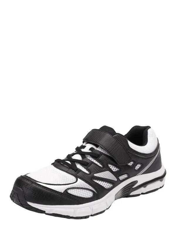 KINGSIZE Cushioned No-tie Sneakers - Jet Black White