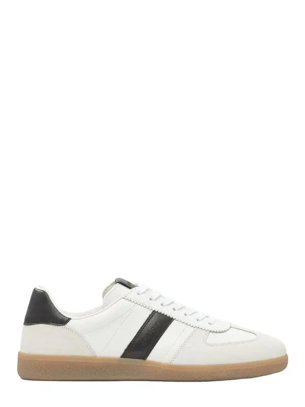 TOM FORD Low-top Sneakers - Optical White/white + Amber