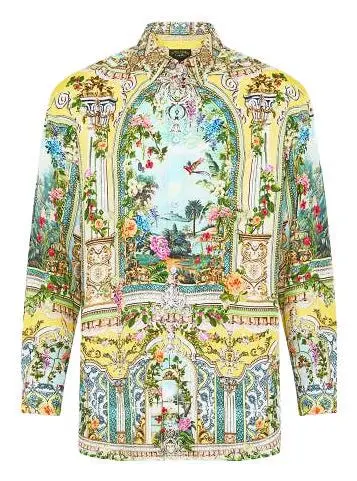 Camilla Long Sleeve Oversized Shirt - Tales Of Topkapi Palace