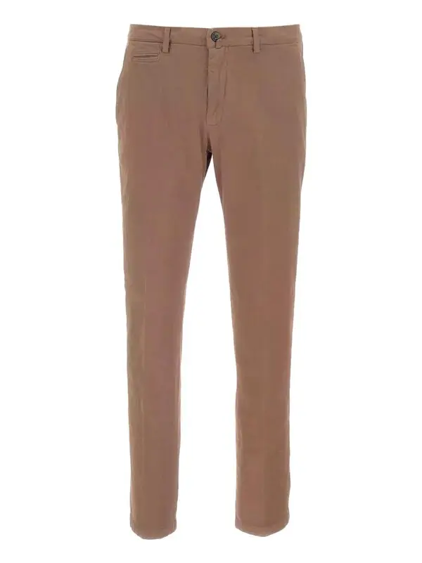 BRIGLIA 1949 Tailored Trousers - Brown