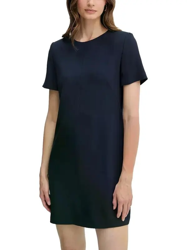 Hugo Boss Shift Mini Dress - Blue