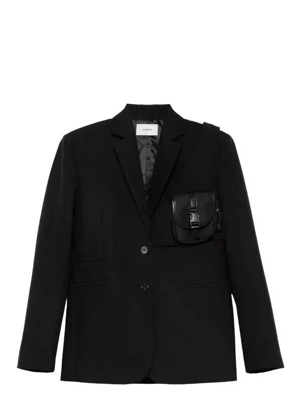 Coperni Single-breasted Blazer - Black