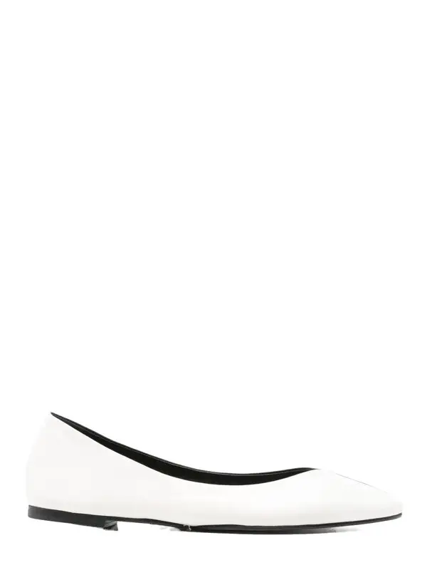 Jacquemus Ovalo Two-tone Ballet Flats - Black
