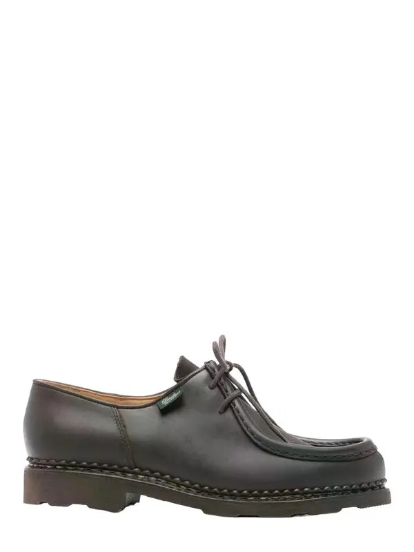 Paraboot 25mm Leather Lace-up Derby Shoes - Brown