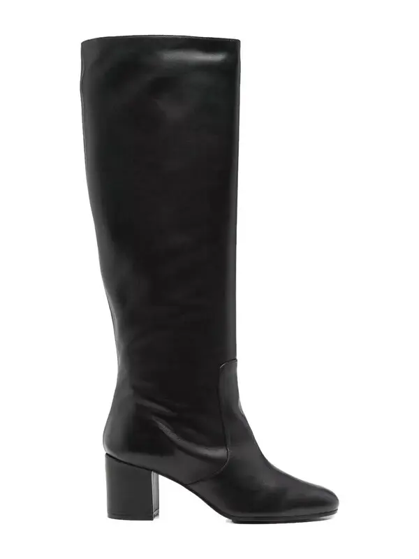 VIA ROMA 15 70mm Calf-leather Knee-high Boots - Black