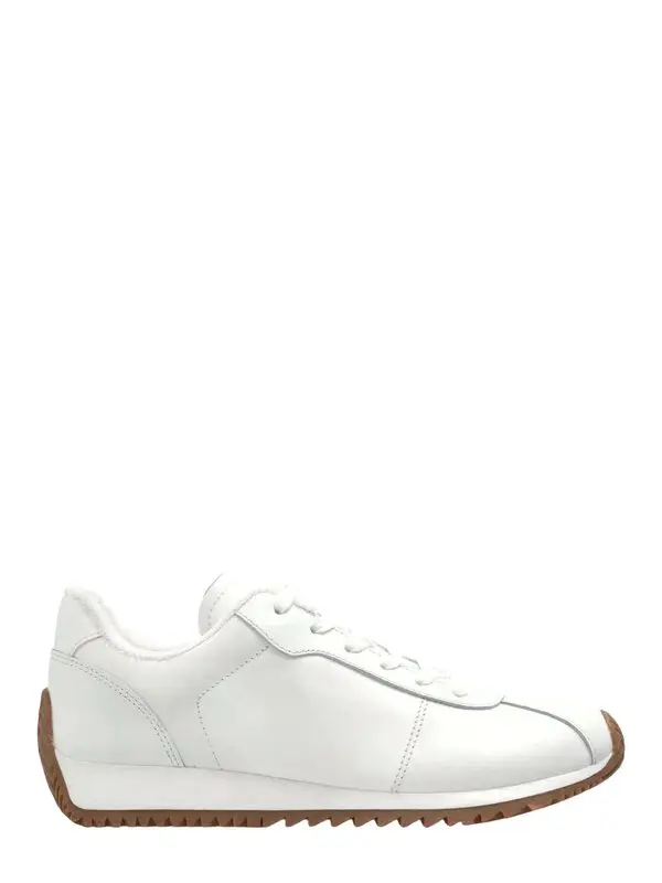 Michael Kors Leather Lace-up Sneakers - White