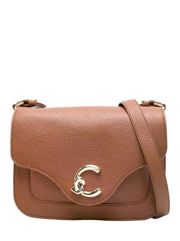 COCCINELLE C-me Flap Crossbody Bag - Brown
