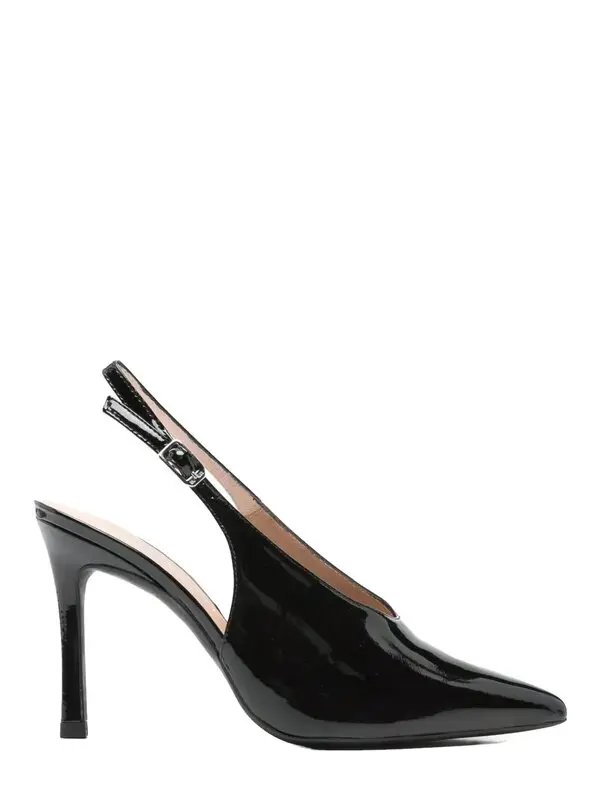 Unisa 90mm Patent-leather Slingback Heeled Pumps - Black