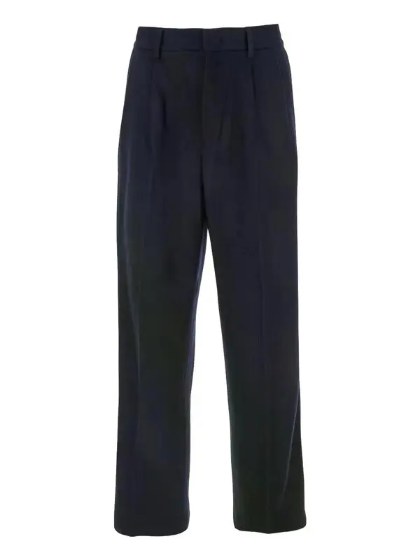 Emporio Armani Pleated Pocket Trousers - Blue