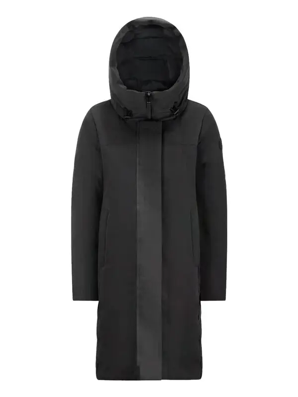 CAPE HORN Hooded Quilted Coat - Black