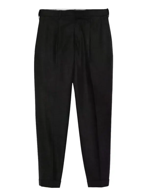 CELLAR DOOR Pleated-cuff Trousers - Grey