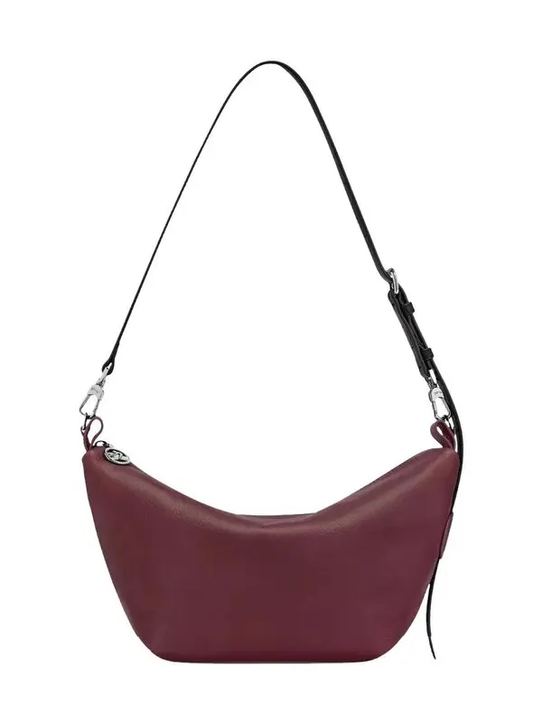 Longchamp Le Slouchy Leather Shoulder Bag - Red