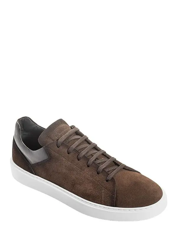 To Boot New York Rocco Suede Sneaker - Dark Brown