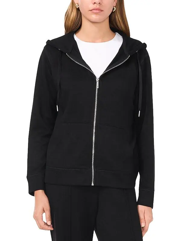 Vince Camuto Full Zip Hoodie - Rich Black