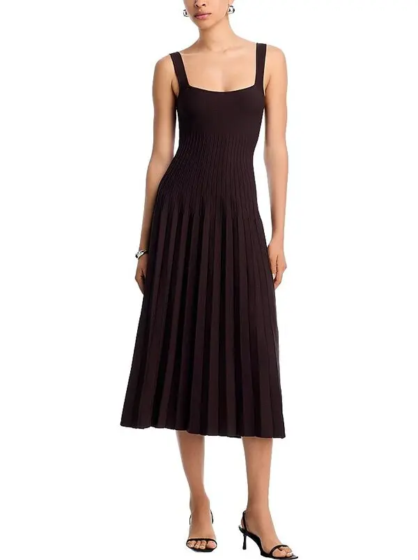Staud Ellison Midi Dress - Earth