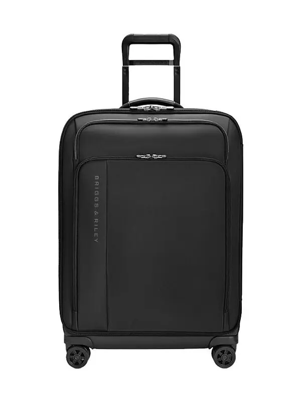 Briggs & Riley Expandable Spinner Checked Bag - Black