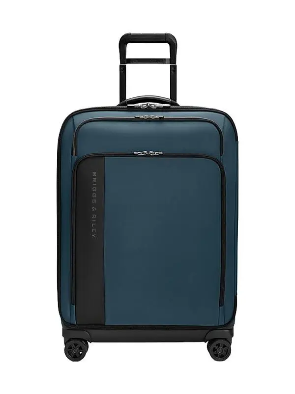 Briggs & Riley Expandable Spinner Checked Bag - Ocean