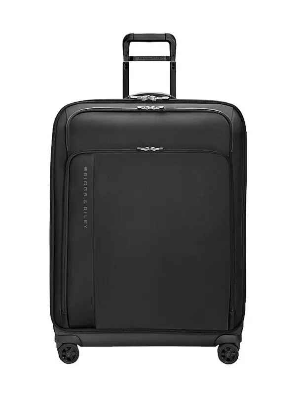 Briggs & Riley Expandable Spinner Checked Bag - Black