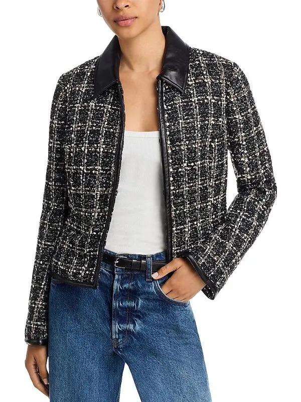 Rag & Bone Eloise Blazer - Black Plaid