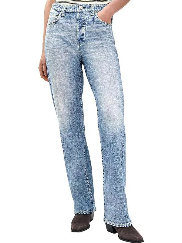 Rag & Bone Miramar Terry Shea Straight Jeans - Tessa