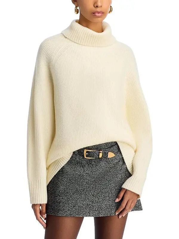 French Connection Emilia Knit Oversized Sweater - Porcelain