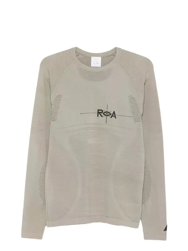 ROA Seamless Long-sleeve T-shirt - Grey
