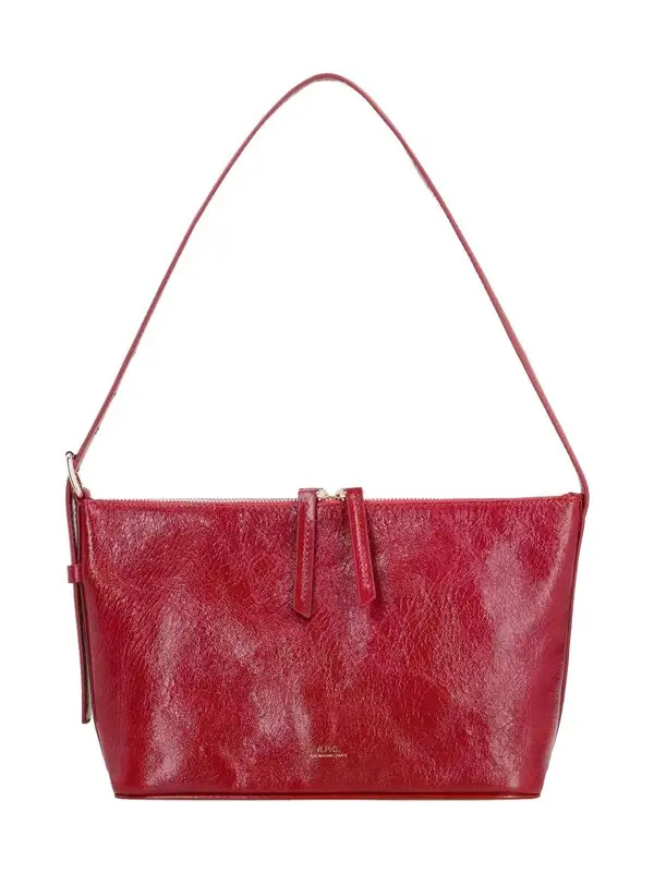 A.p.c. Top-handle Zip Shoulder Bag - Red