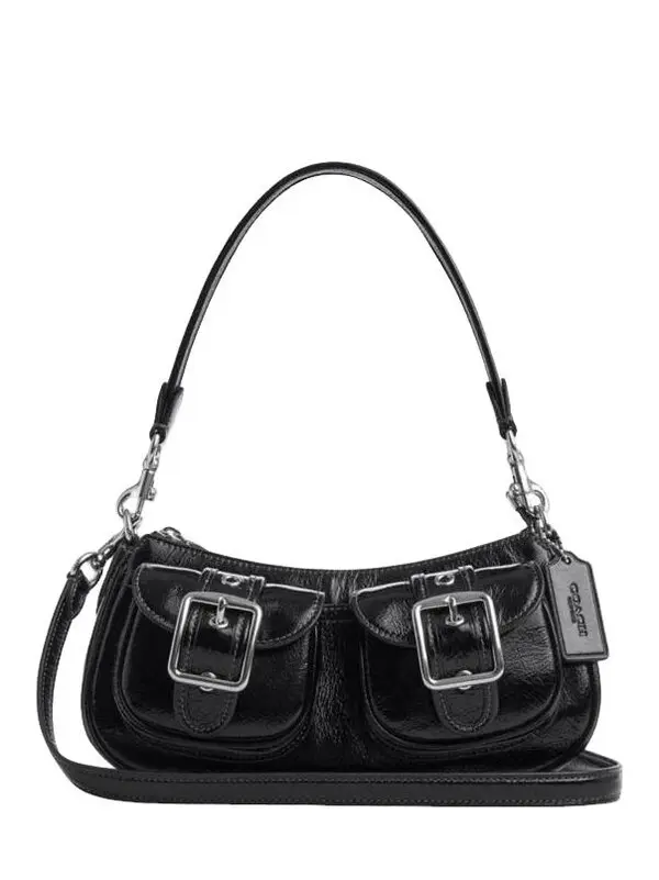 COACH® Ashton Bag - Glazed Leather/silver/black