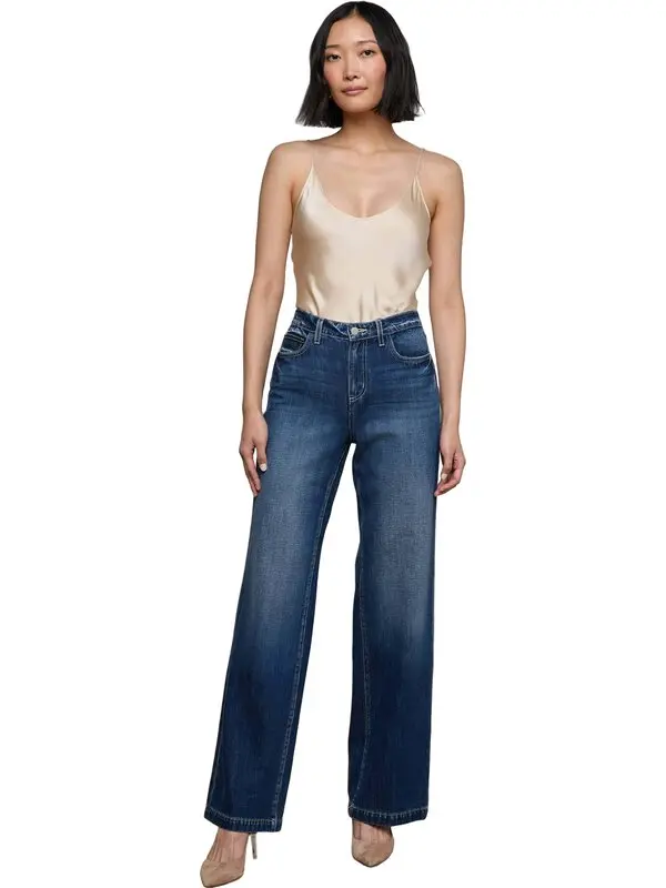 L'Agence Clayton Wide-leg Jean - Orella