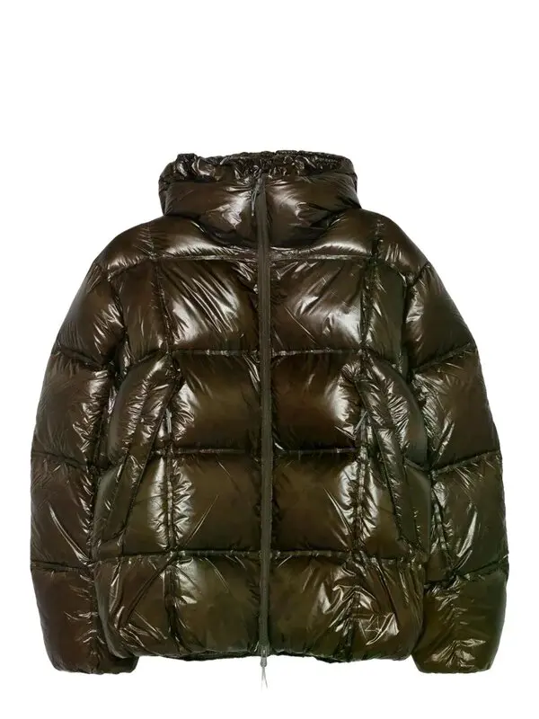 ROA Quilted Hooded Jacket - Green