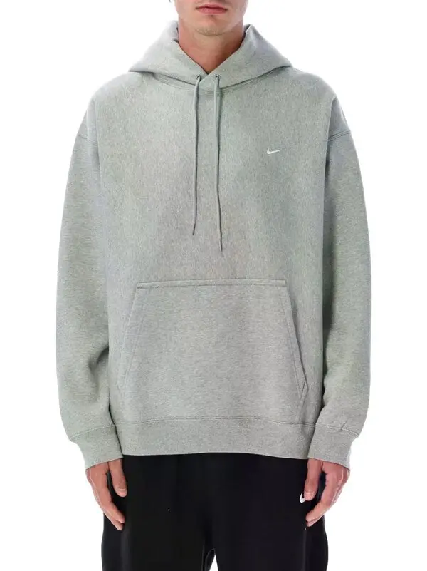 Nike Swoosh Logo Hoodie - Grey