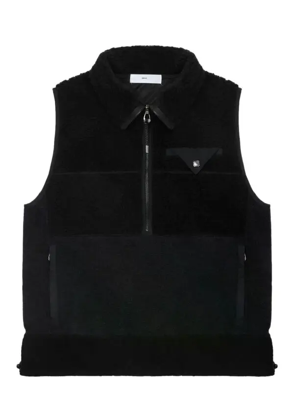 Toga Half-zip Fleece Vest - Black