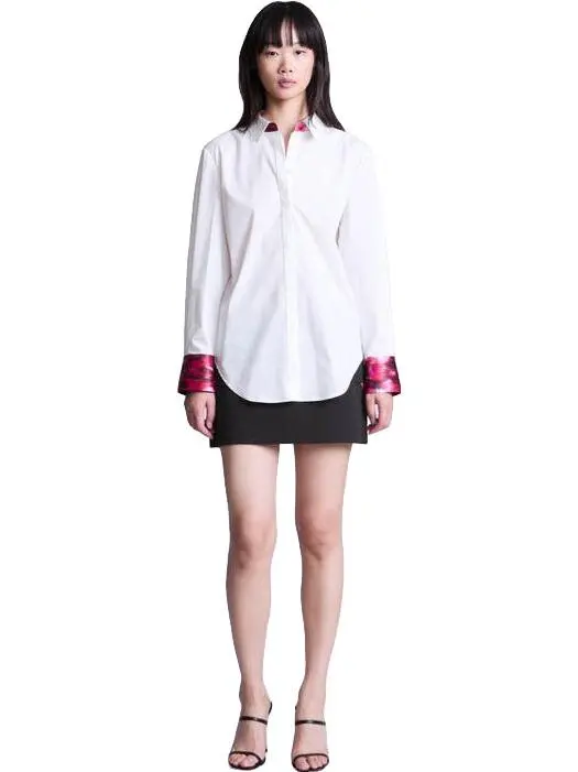 Bcbgmaxazria Oversized Shirt - White