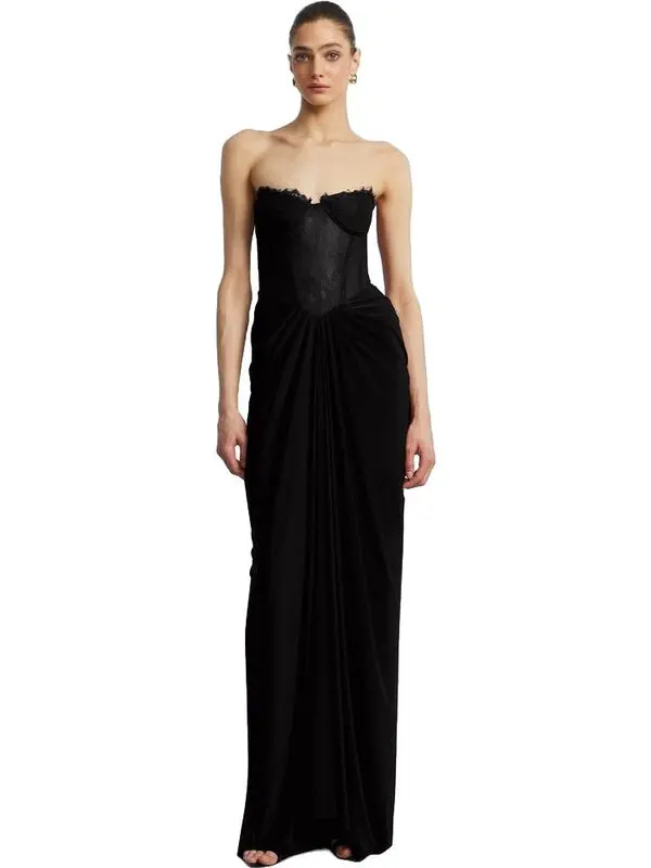 Bcbgmaxazria Joey Gown - Black