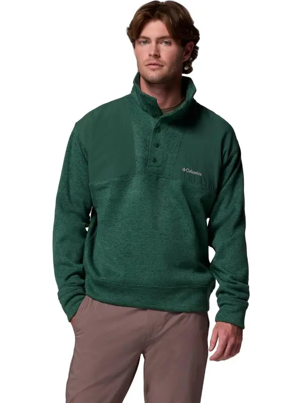 Columbia Relaxed Fit Half Snap Pullover - Rain Forest Heather