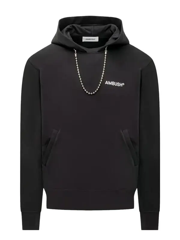 AMBUSH Chain-embellished Hoodie - Black