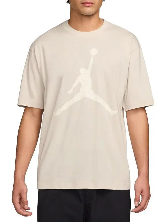 JORDAN Brooklyn Graphic T-shirt - Light Orewood Brown/sail