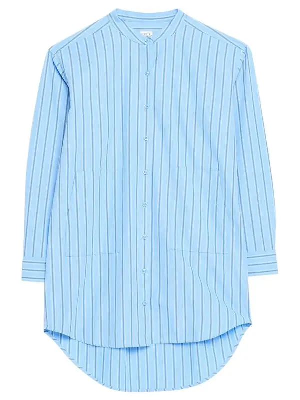 Kule The Anika Striped Shirtdress - Bluenavy Multi