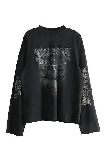 Vetements Cof Spirit Cutup Longsleeve T-shirt - Magnet