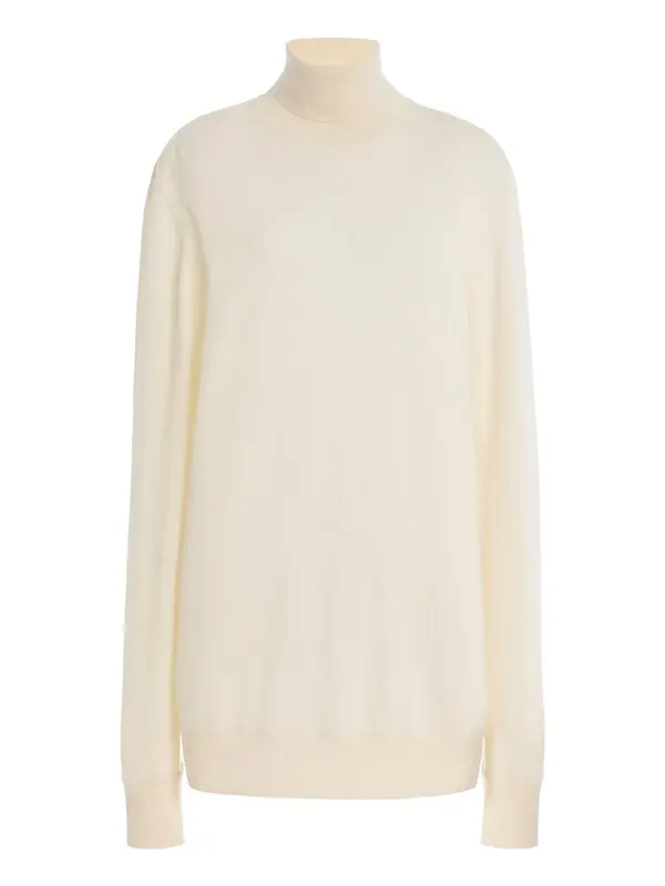 THE ROW Lizzy Fine-knit Cashmere Sweater - Ivory