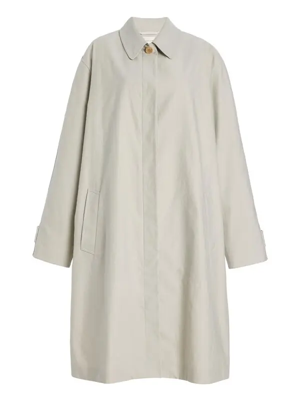 THE ROW Pluma Cotton-blend Trench Coat - White