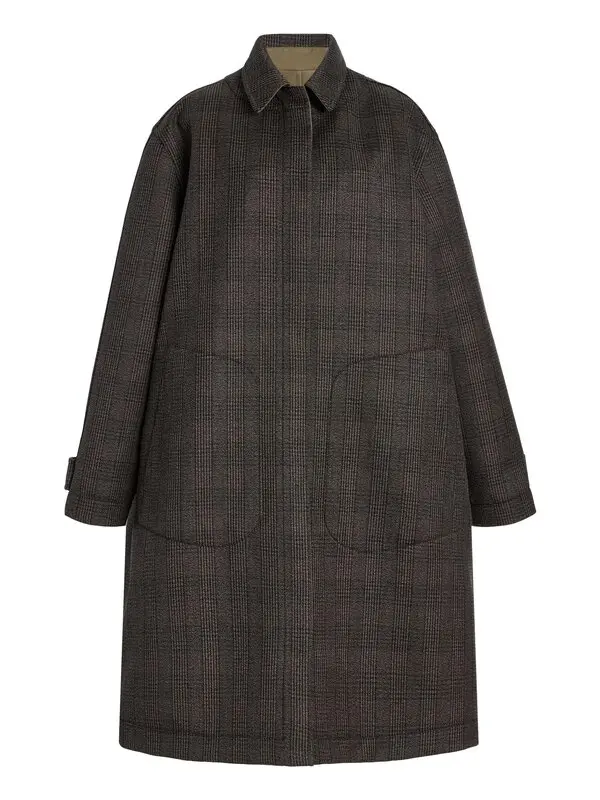 THE ROW Palomar Reversible Virgin Wool-blend Coat - Brown