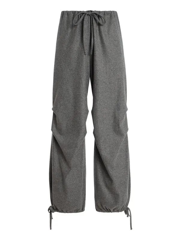 ALFIE Grace Ruched Tapered-leg Pants - Grey
