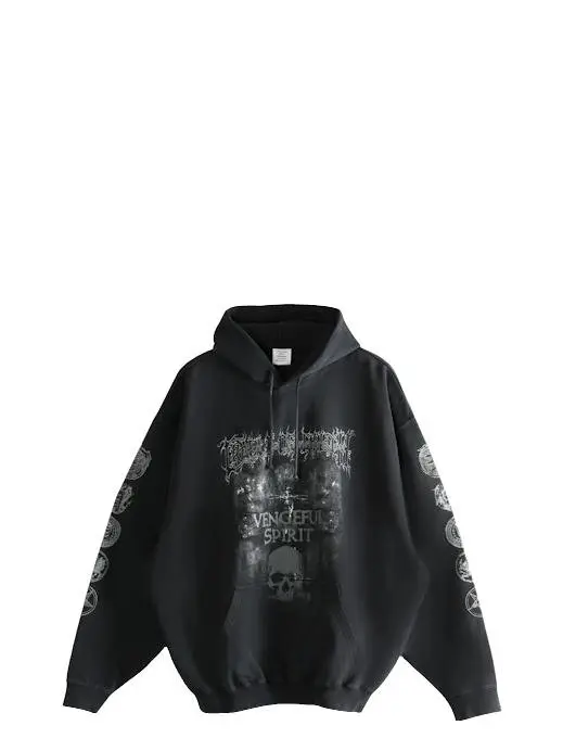 Vetements Cof Vengeful Spirit Oversized Hoodie - Magnet